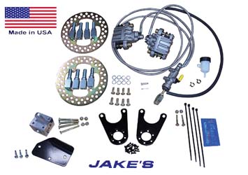 JAKES BRAKE KIT FOR 81-08.5 UP, CC DS W/JAKE SPINDLES - GolfCartPartsDirect